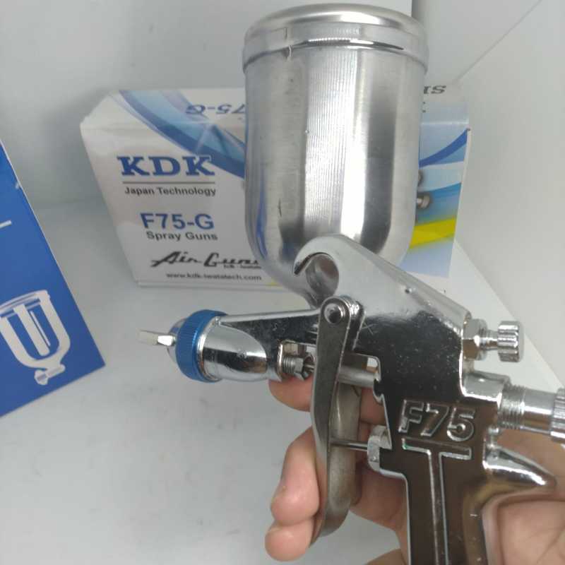 Jual Kdk Spray Gun Alat Semprot Cat Spet Tabung Atas F 75 Sped Duco ...