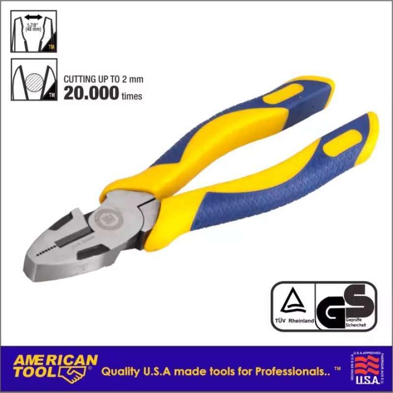 Jual Tang Potong 6 AMERICAN TOOL Diagonal Cutting Pliers 6 Inch Heavy ...