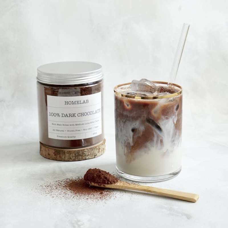 Promo 100% Dark Chocolate Powder - Bubuk Coklat Asli Premium 250g ...