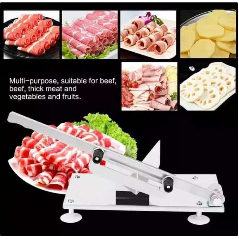 Jual Meat Slicer Pengiris Daging Manual Yoshinoya Shabu Beef di Seller ...