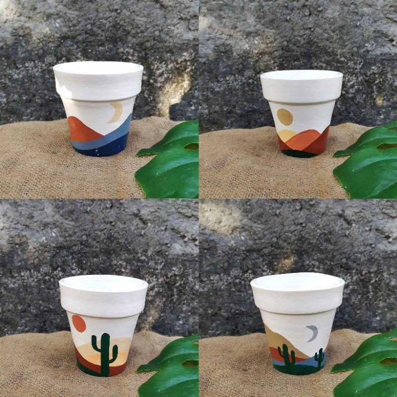 30 Lukisan Di Pot Bunga Plastik - Galeri Lukisan