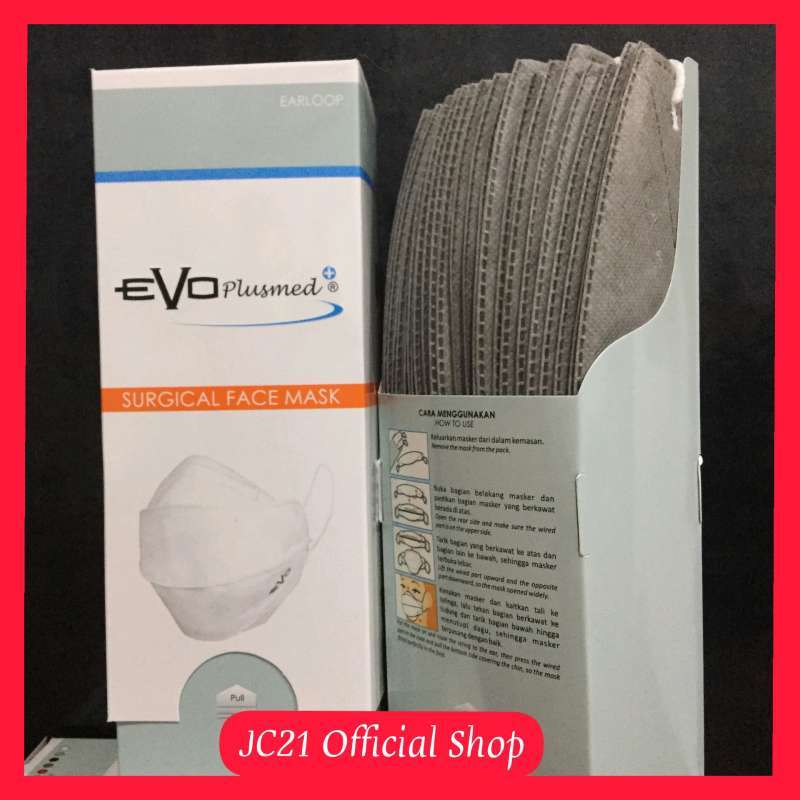 Promo Masker Evo Plusmed Grey Diskon 70% di Seller JC21 Official Shop ...