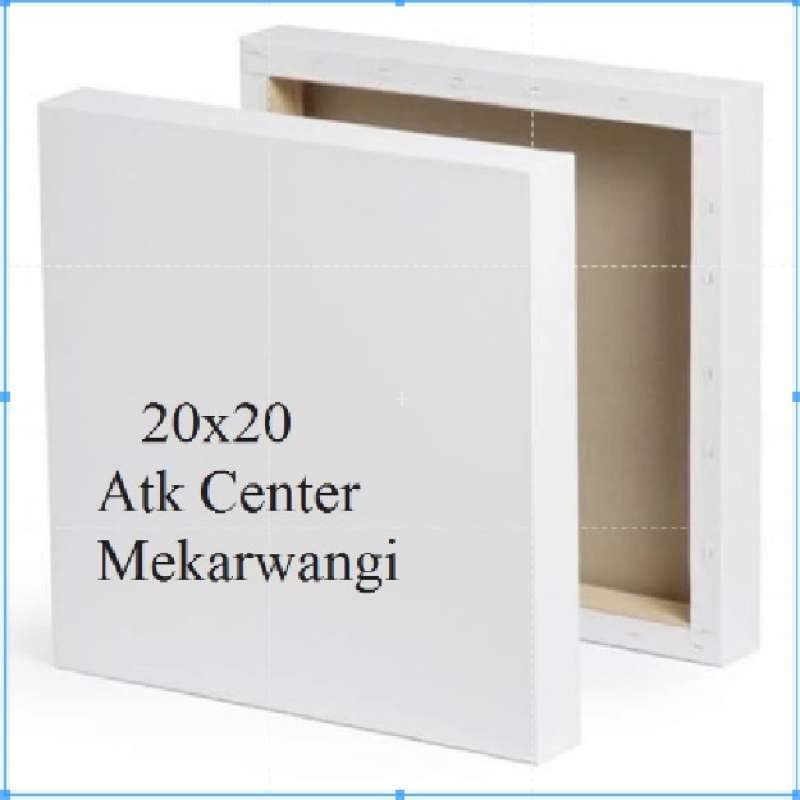 Jual Canvas Lukis Frame Kayu Ukuran 20 x 20 Untuk Cat acrylic / Cat ...