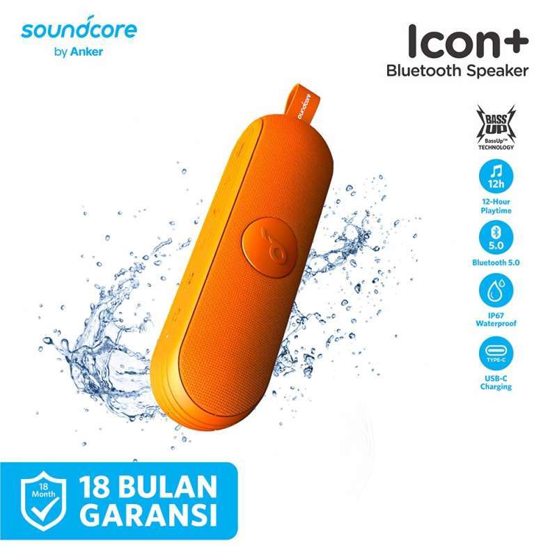 Jual Anker Soundcore Icon Plus Portable Bluetooth Speaker - A3123 di ...