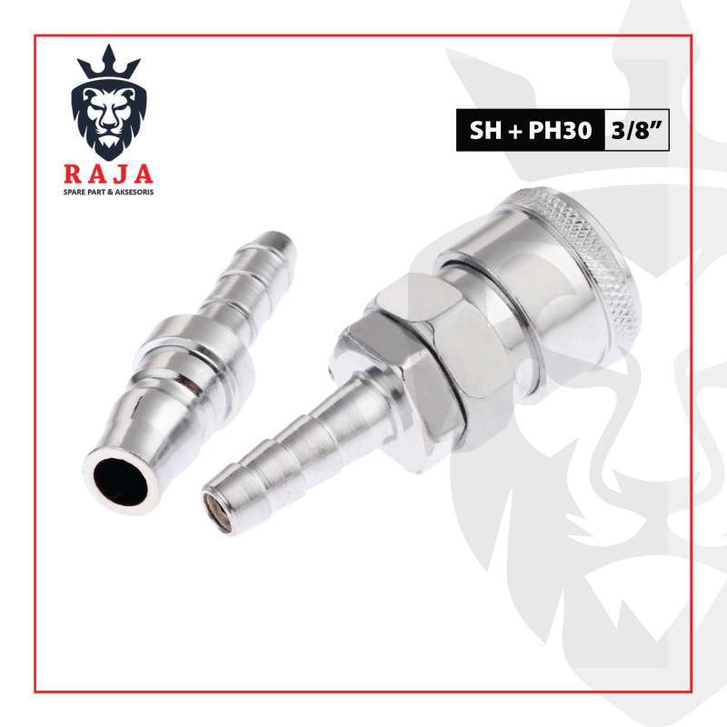 Jual Quick Coupler 30 SH + PH Kompresor Angin di Seller Raja sparepart ...