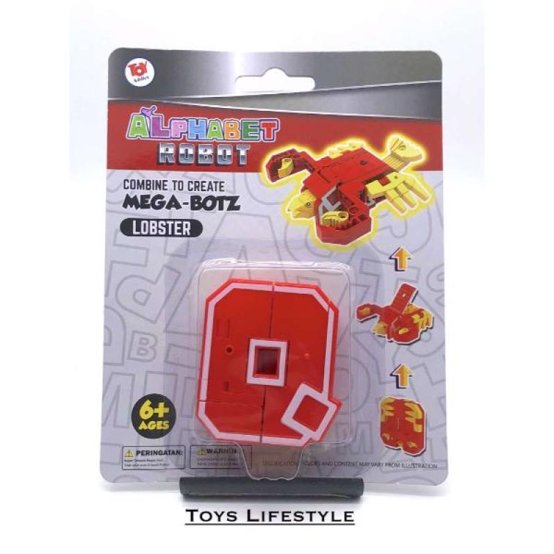 Jual Mainan Edukasi Toy Addict Alphabet Huruf Robot Mega Botz (Q) di ...