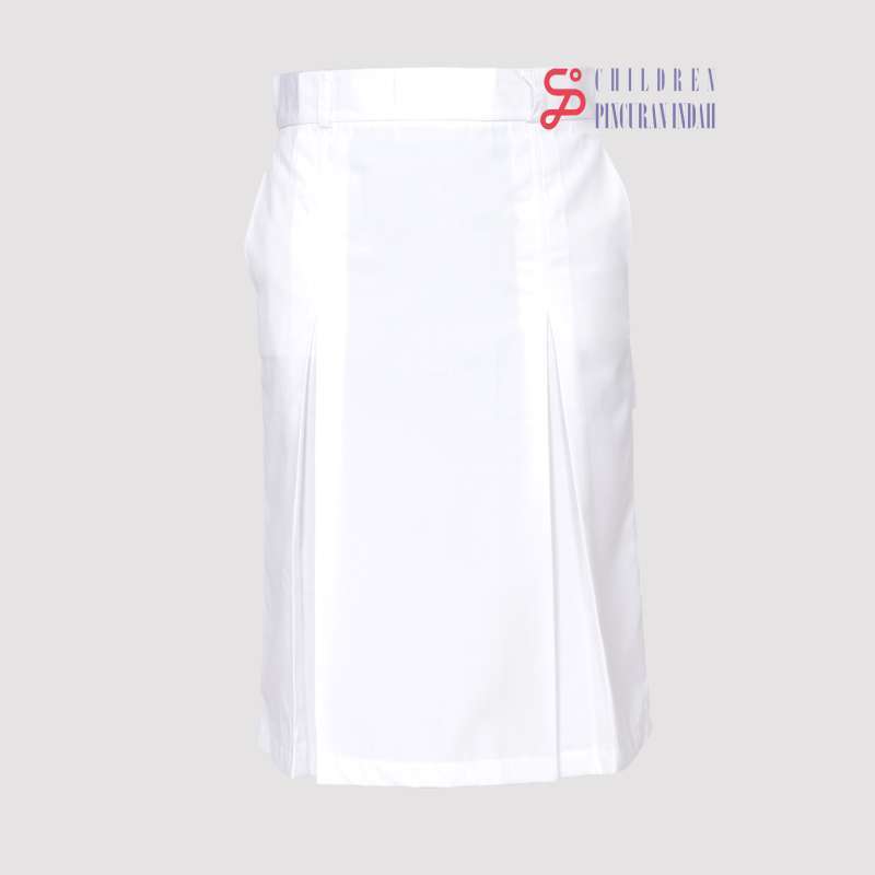 Jual Children Pincuran Indah - Rok SMP Seragam Sekolah Putih Span Pendek - XXL di Seller ...