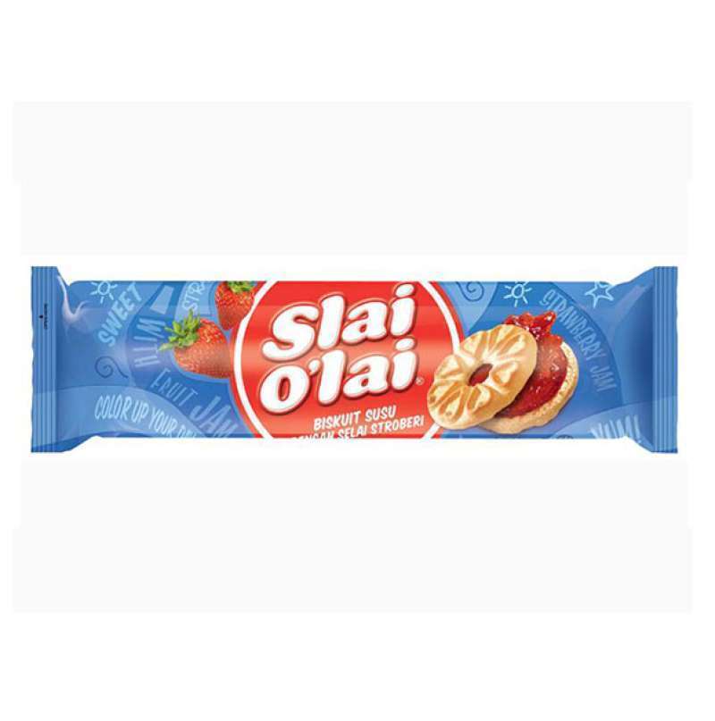Jual Slai Olai Susu Strawberry 128G di Seller Foodmart Samarinda ...