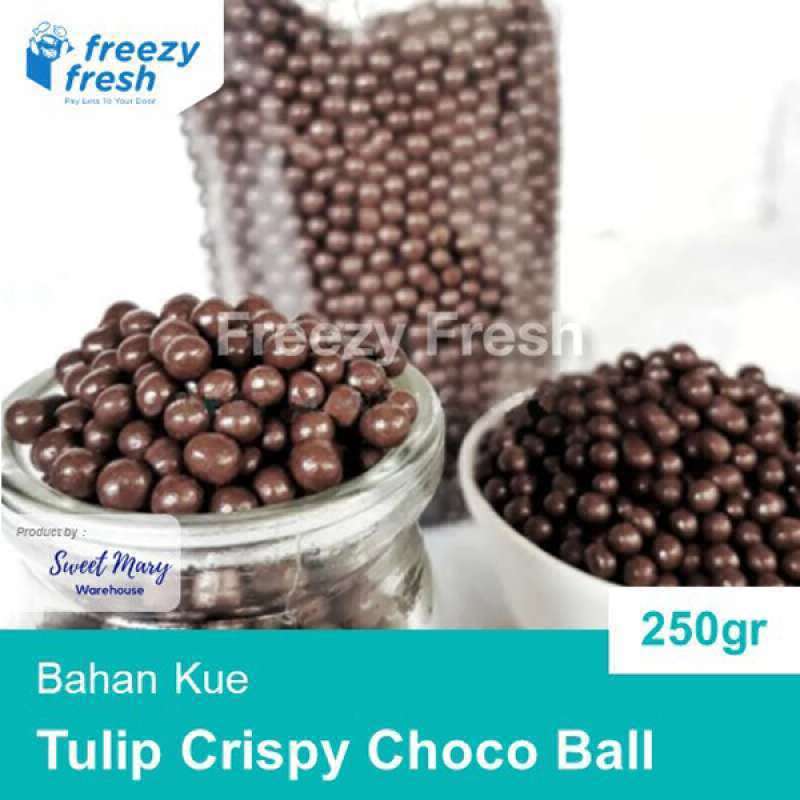 Jual Tulip CRISPY CHOC Choco Ball Crispearls Chocolate Compound Kue ...