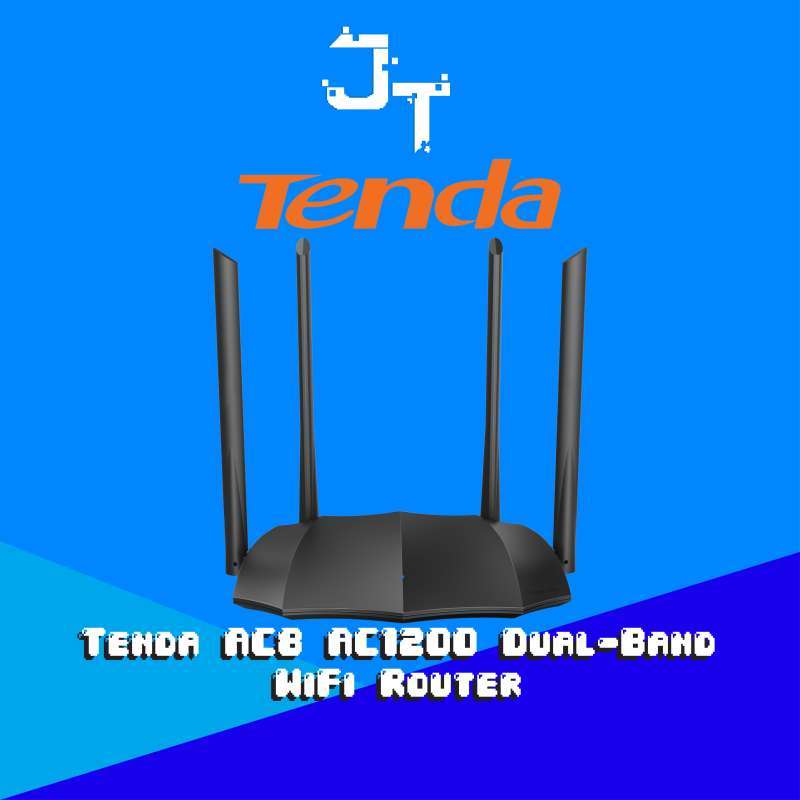 Jual Tenda AC8 AC1200 Dual-Band Gigabit Wireless Router di Seller ...
