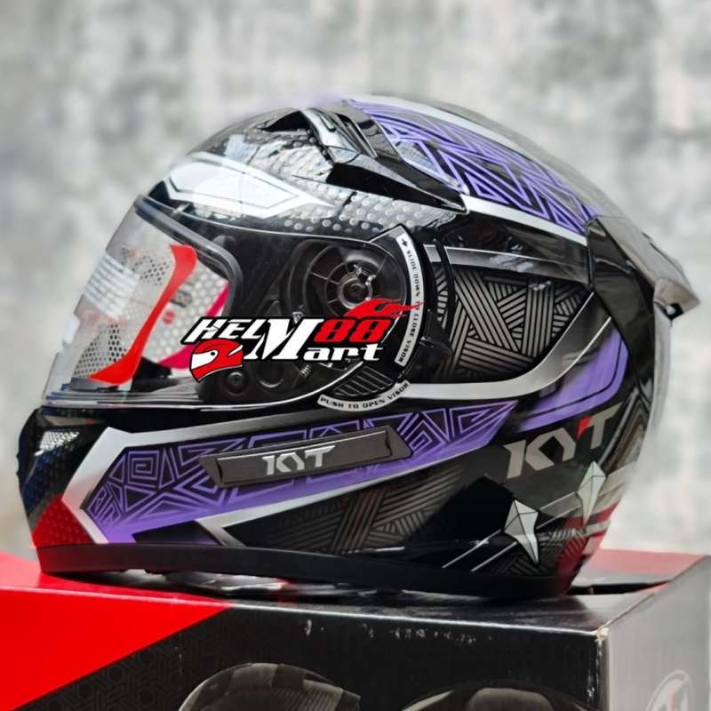Jual Kyt K2 Rider Black Panther Helm Full Face Kyt K2r Di Seller Helm ...