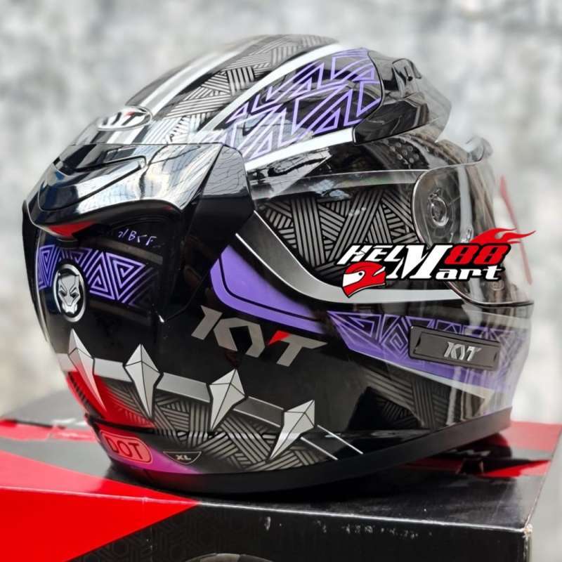 Jual Kyt K2 Rider Black Panther Helm Full Face Kyt K2r Di Seller Helm ...