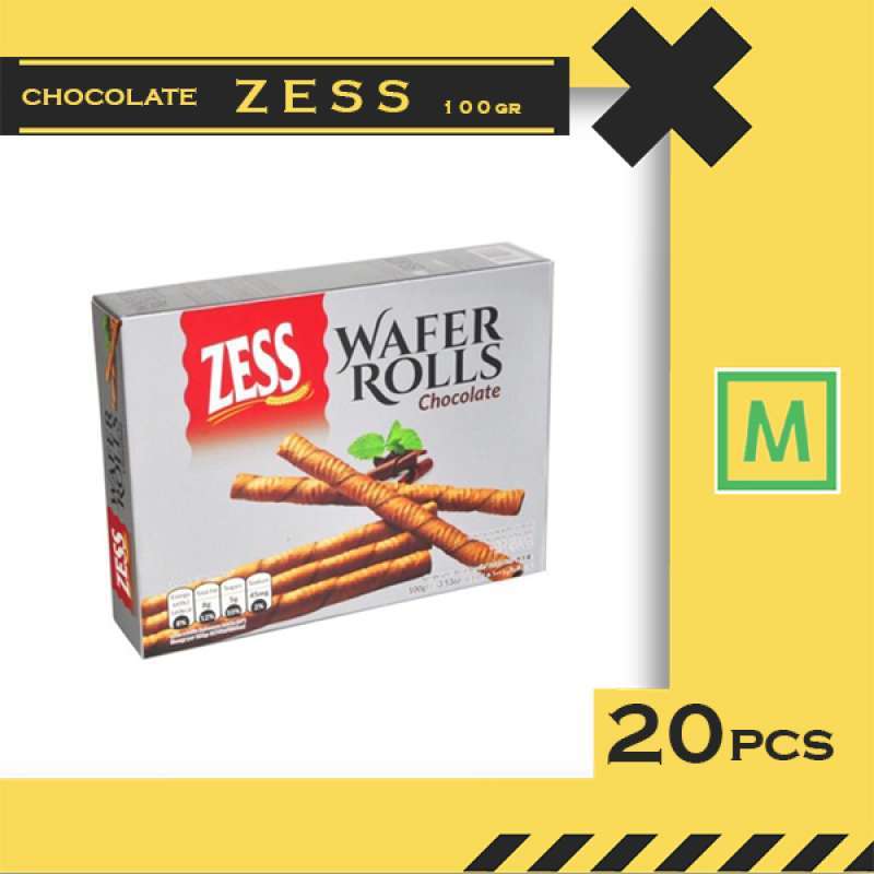 Jual Zess Wafer Rolls Chocolate 100gr di Seller Mode Mart Official ...