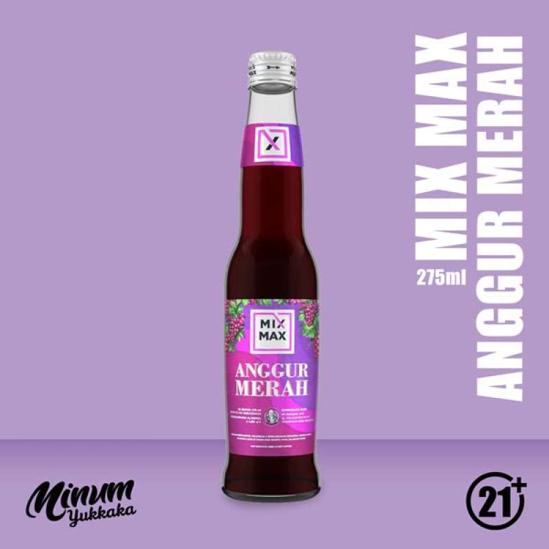 Jual Mix Max Anggur Merah 275ml Di Seller Minum Yuk Kaka - Marga Mulya ...
