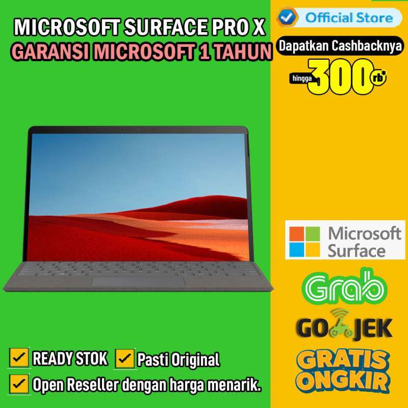 Jual Microsoft Surface Pro X 8/256GB Black di Seller Gadget Ponsel ...