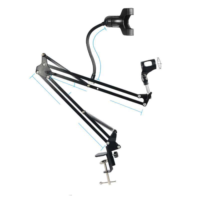 Jual Paket Microphone Bm-8000 + Scissor Arm Stand + Phantom Power 48v ...