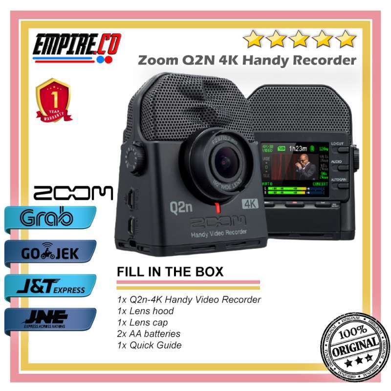 Jual Zoom Q2n 4K Handy Video Recorder The 4K Camera For Musicians di Seller EMPIRE CO - Kamal ...
