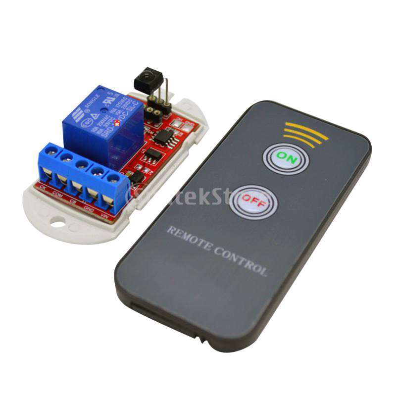 Jual 24v 1 Channel Infrared Switch Relay Module Board With 2-button ...