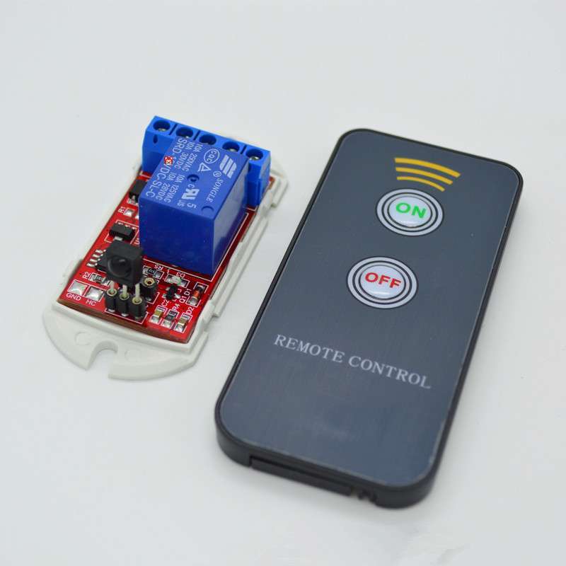 Jual 24v 1 Channel Infrared Switch Relay Module Board With 2-button ...