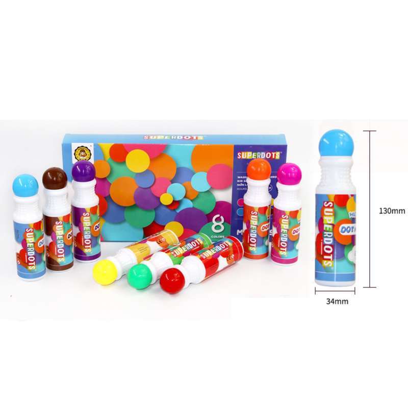 Jual 8 Colors Dot Markers Bingo Dabbers Kids Toddlers Painting Art ...