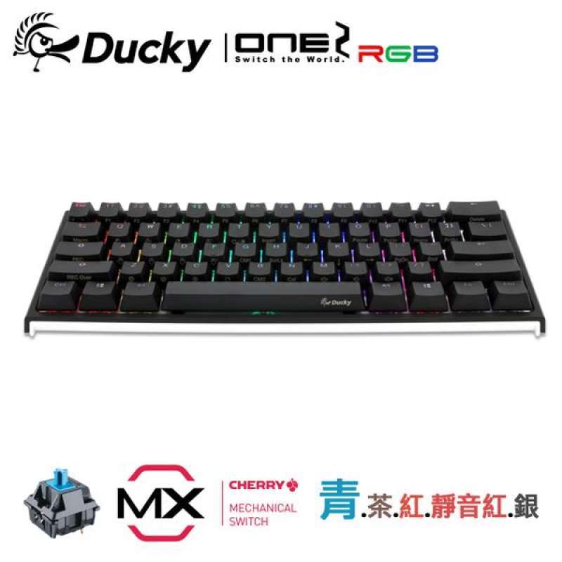 Jual Ducky One 2 Mini RGB mechanical keyboard green axis Chinese RGB ...