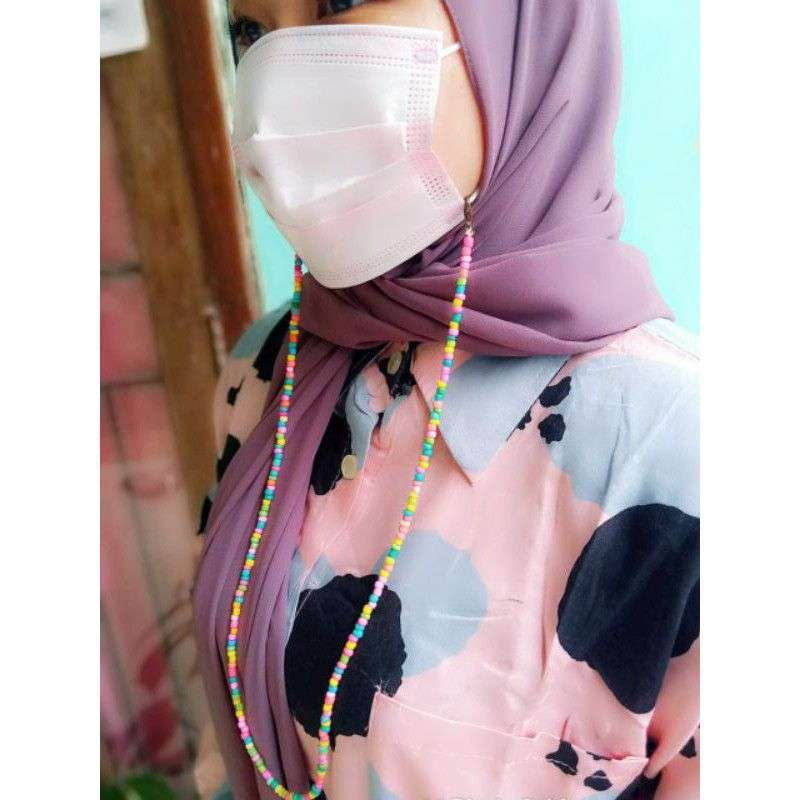 Jual Rantai Masker strap pengait kalung maske Tali Manik-Manik di ...