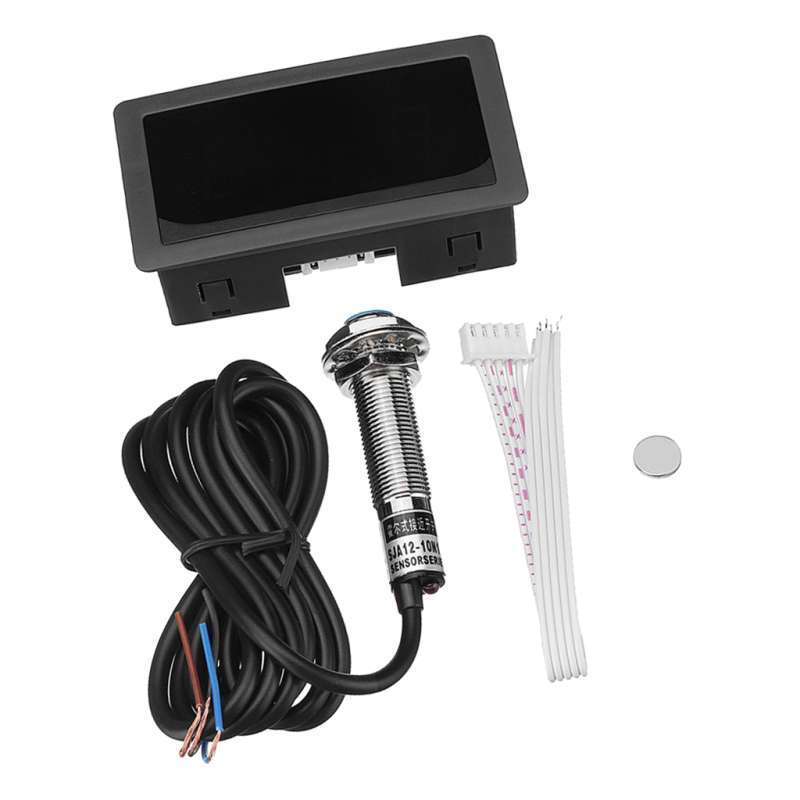 Promo LED Digital Tachometer Motor Tach Speed Gauge Meter Tester 10 ...