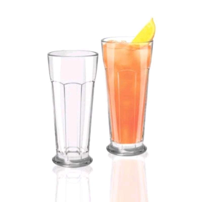 Jual Gelas Beling Kaca Bening Kaki Tinggi 310ml | Drink Glass Minum Air ...