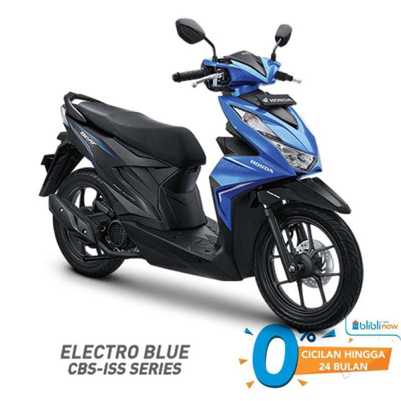 Jual Honda BeAT CBS ISS Sepeda Motor [VIN 2023] - Electro Blue ...