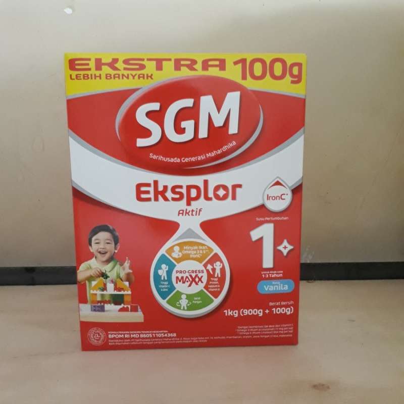Jual SUSU SGM EKSPLOR 1+ VANILA ( 900 gr) di Seller Raja Promosi - Cipondoh, Kota Tangerang | Blibli