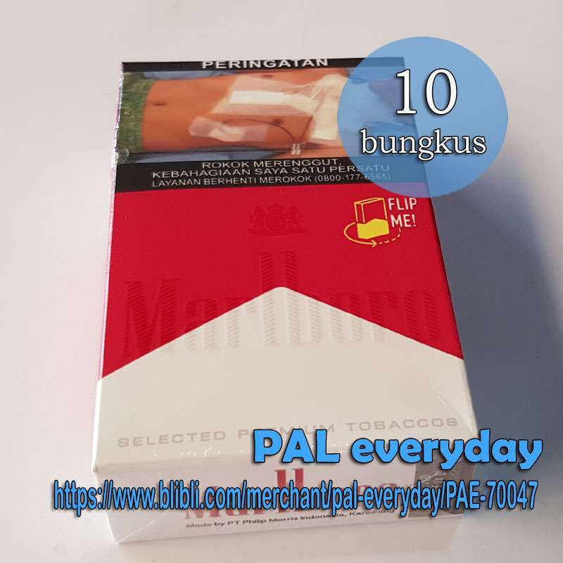 Jual rokok MARLBORO RED 20 [1 slop / 10 bungkus @ 20 batang] / Merah di ...