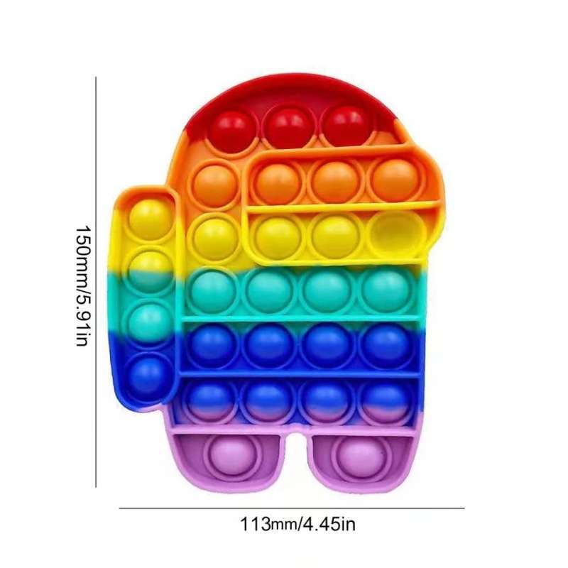 Jual Mainan Balita Push Bubble Popit Fidget Toy Box Anti Stress ...