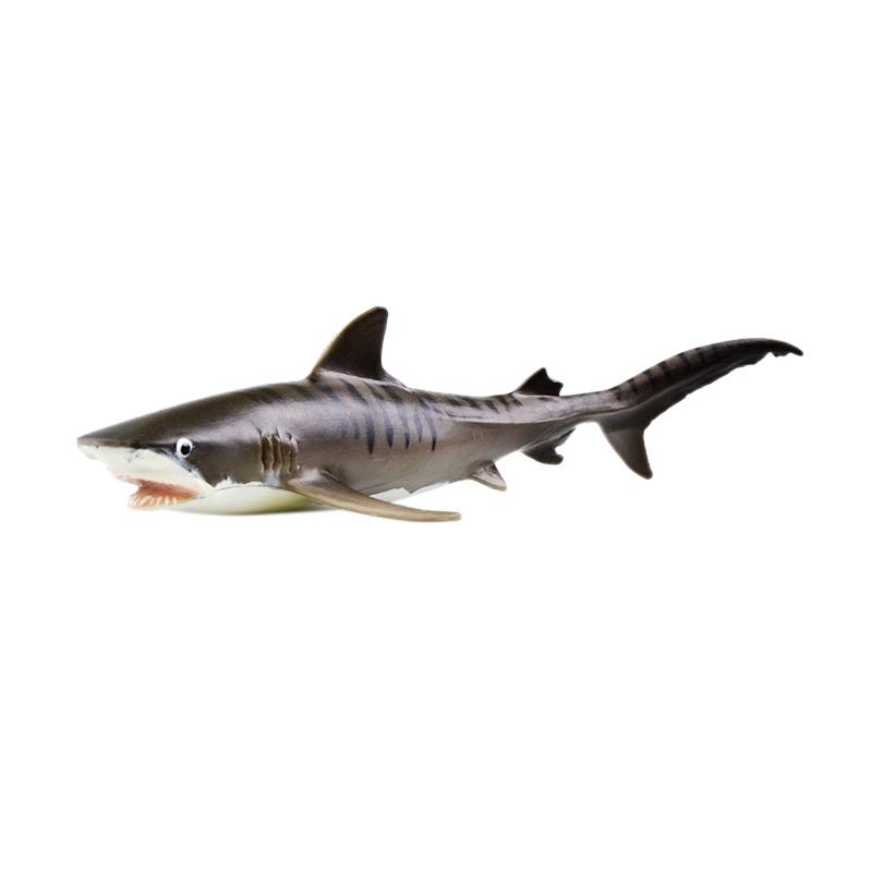 Jual Safari Tiger Shark Miniature Ikan Hiu Macan [19 cm] di Seller ...