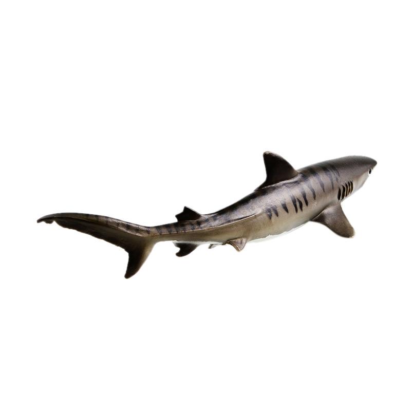 Jual Safari Tiger Shark Miniature Ikan Hiu Macan [19 cm] di Seller ...