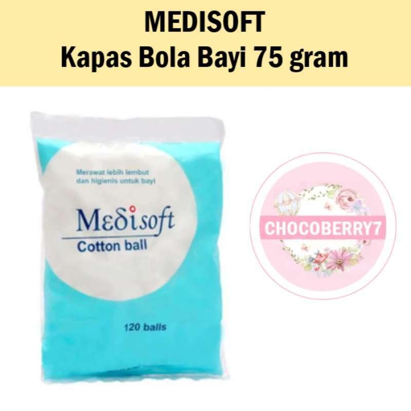 Jual Medisoft Kapas Bulat [120 Balls] di Seller Chocoberry7 Official ...