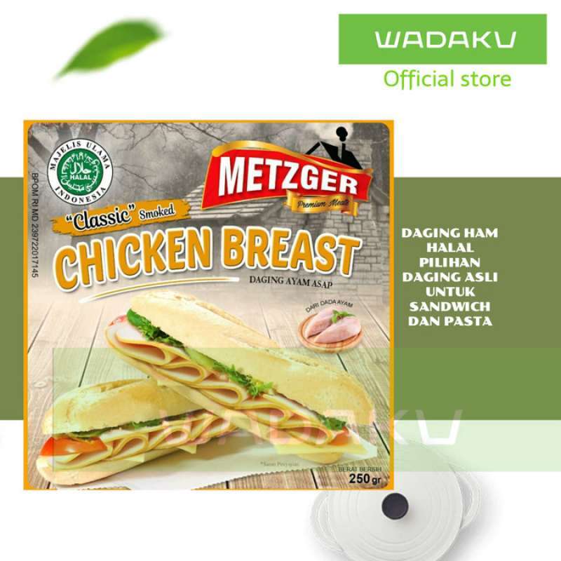 Jual Ham ayam ASAP METZGER HALAL SMOKED CHICKEN BREAST 150G di Seller ...