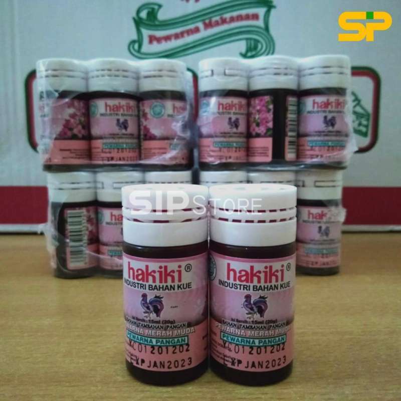 Jual Hakiki Pewarna Makanan Ayam Sumba Merah Muda 15ml / Food Colouring ...