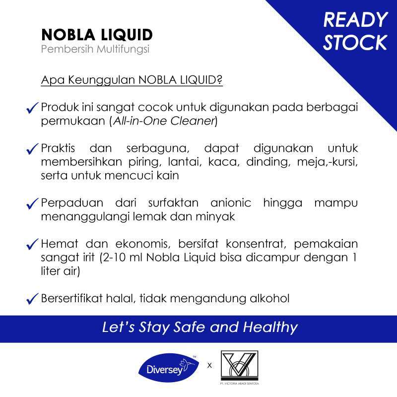 Jual Diversey Nobla Liquid Plus - Multi Purpose Cleaner Di Seller ...