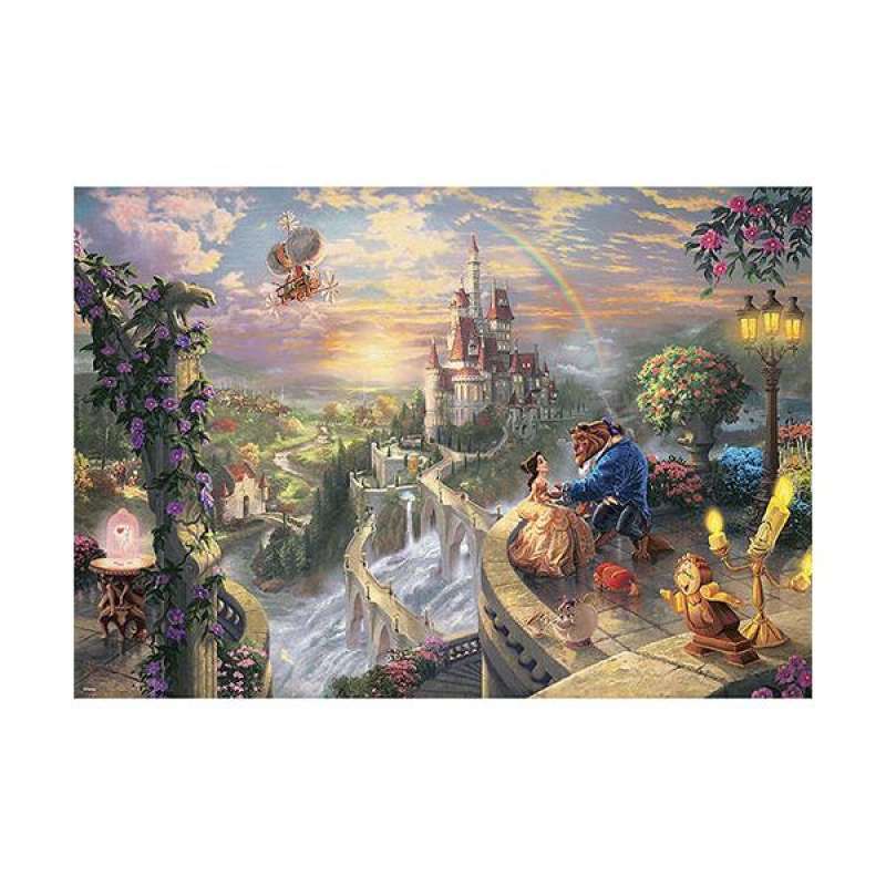 Jual (Tenyo)Tenyo puzzle 1000 pieces Disney family beauty and the beast ...