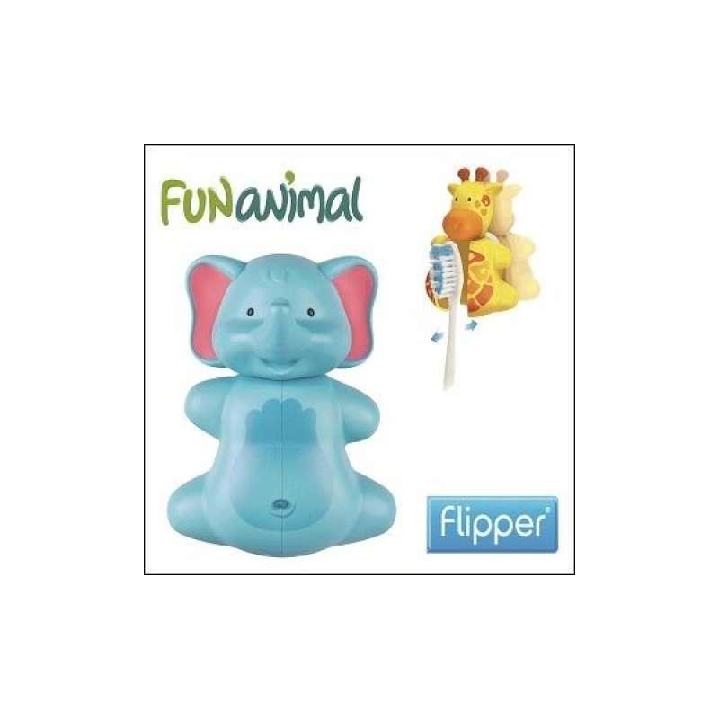 Jual (flipper)orca Fun Animal Patent Toothbrush Holder _ Elephant Di ...