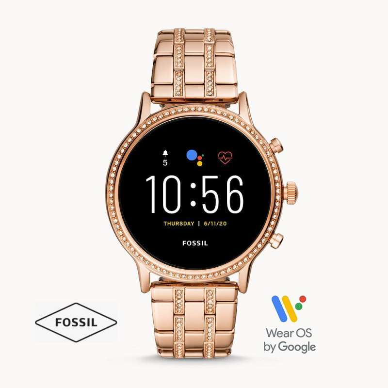 Jual Fossil Gen 5 Smartwatch Julianna HR Rose Gold - Tone Stainless ...