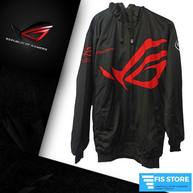 Jual Jacket Jaket Hoodie ASUS ROG Original Asus (Republic Of Gamer) di ...