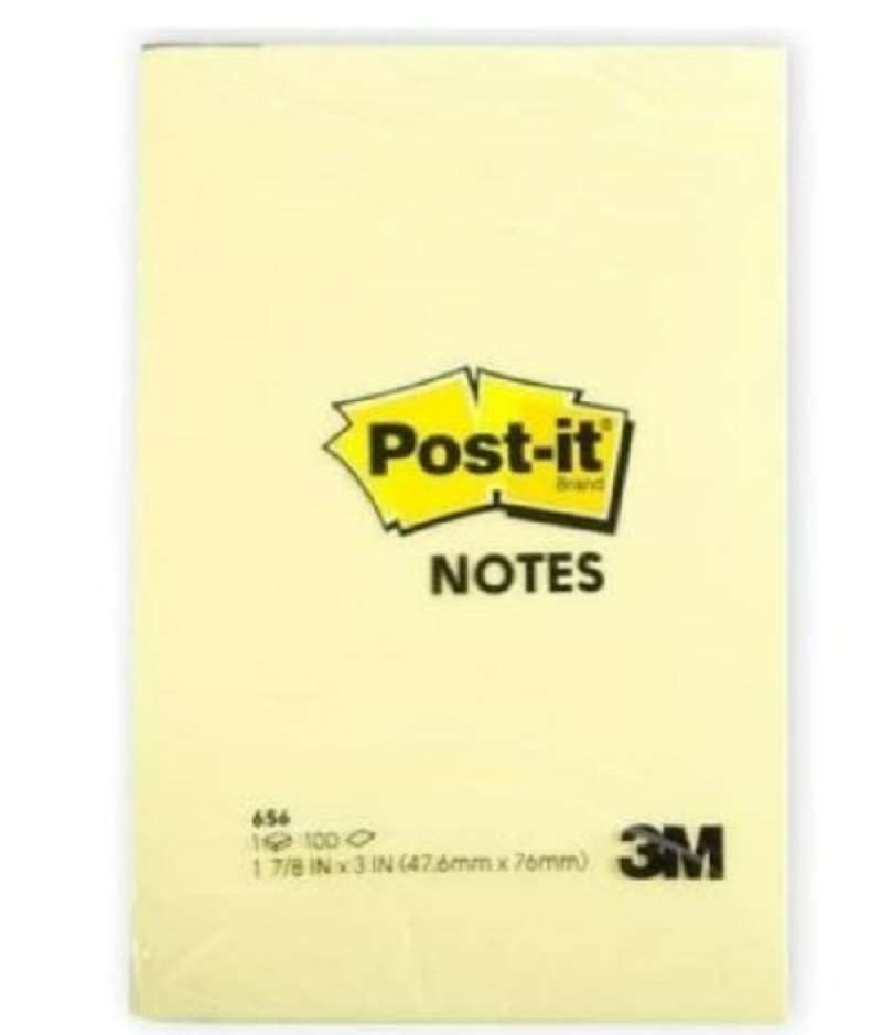 Jual Post It 656 3m Yellow / Memo Stick / Sticky Notes Atk Di Seller Sb ...