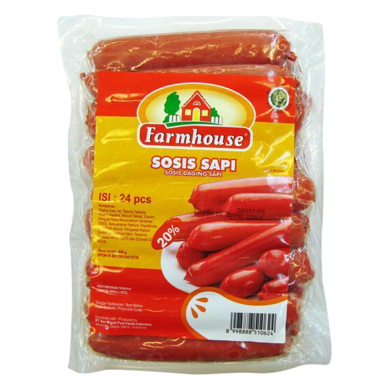 Jual Farmhouse Sosis Sapi 24 Pcs di Seller Hypermart Batu Raja Official ...