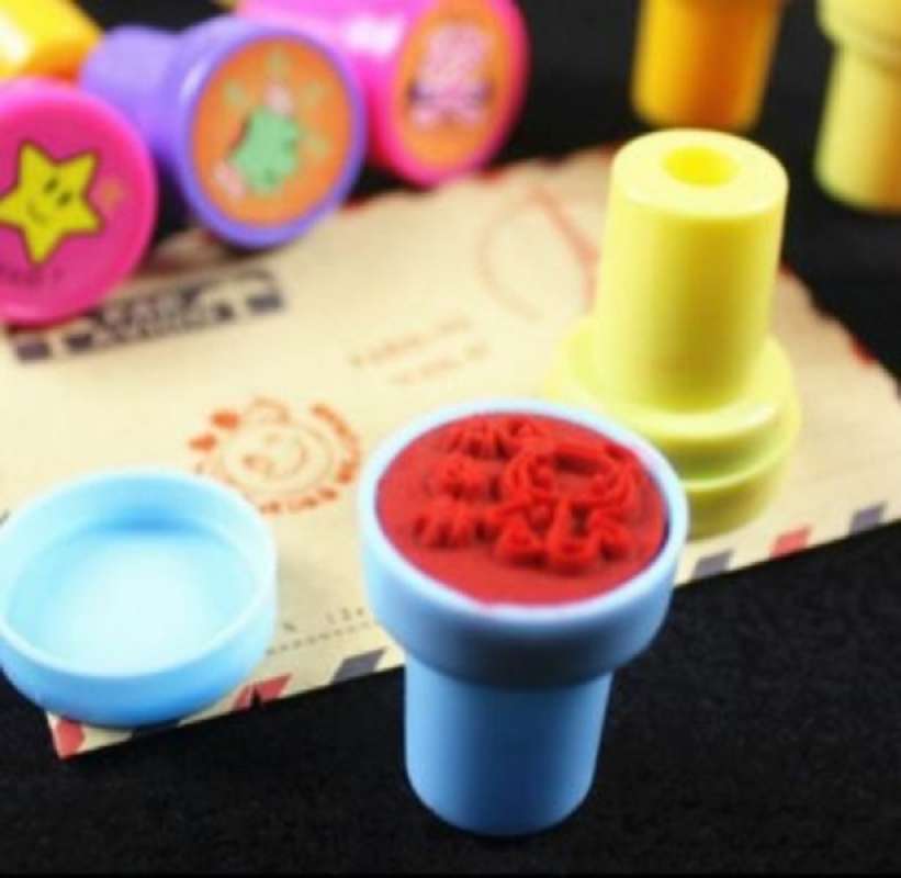 Jual Stempel Stamp Stempel Anak ATK Stationery Stempel lucu di Seller ...