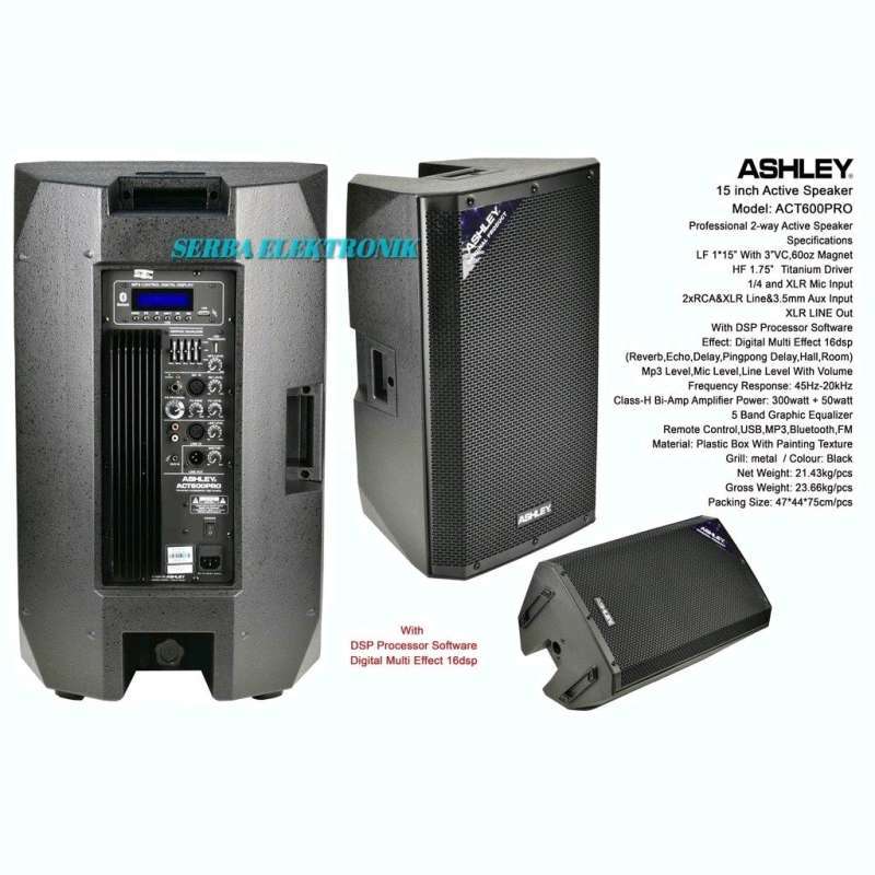 Jual Speaker Aktif Ashley Act 600pro/ Act 600 Pro Original Product Di ...