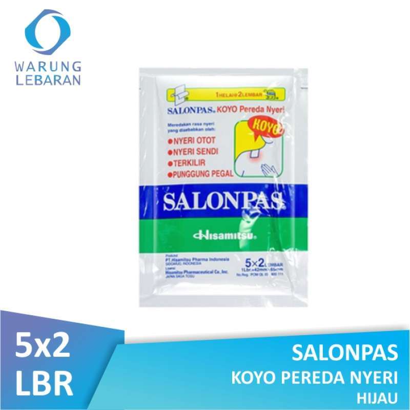 Jual Salonpas Biru 5 x 2 Lembar - Koyo Pereda Nyeri di Seller Warung ...