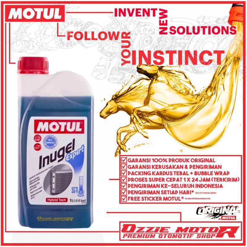 Promo Motul Inugel Expert 1l [1000 Ml] Air Radiator -37c Coolant Ice ...