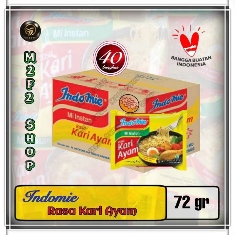 Promo Indomie Mie Instant Kuah Rasa Kari Ayam - 72 gr (Kemasan Karton ...