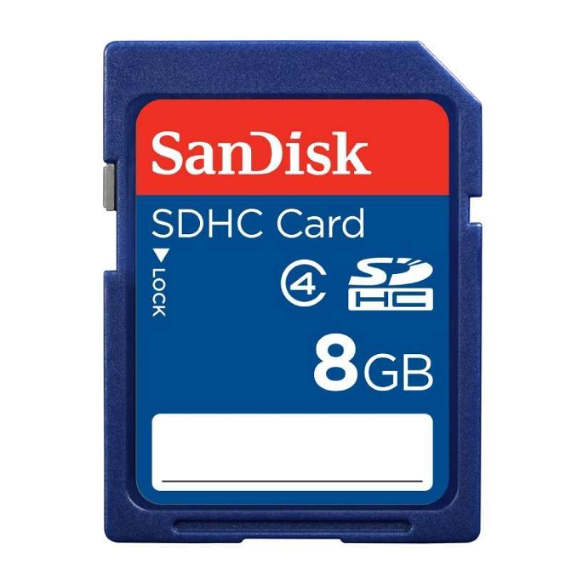 Jual SANDISK SD CARD 8GB MEMORI KAMERA SDHC SDCARD CL4 MEMORY CAMERA ...